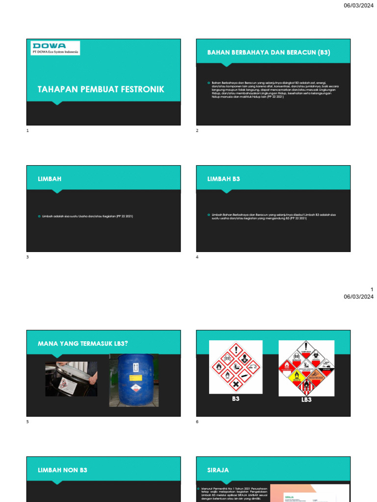 Panduan Pembuatan Festronik B3 | PDF