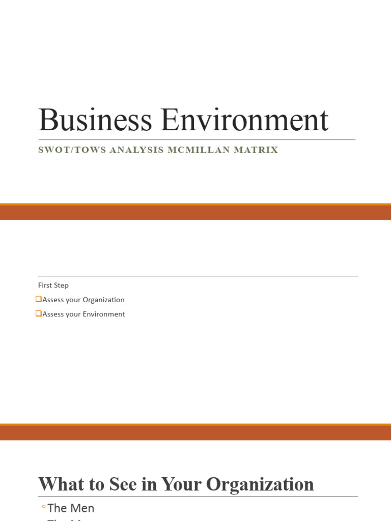 Session 6 - SWOT TWOS Analysis | PDF | Swot Analysis | Business