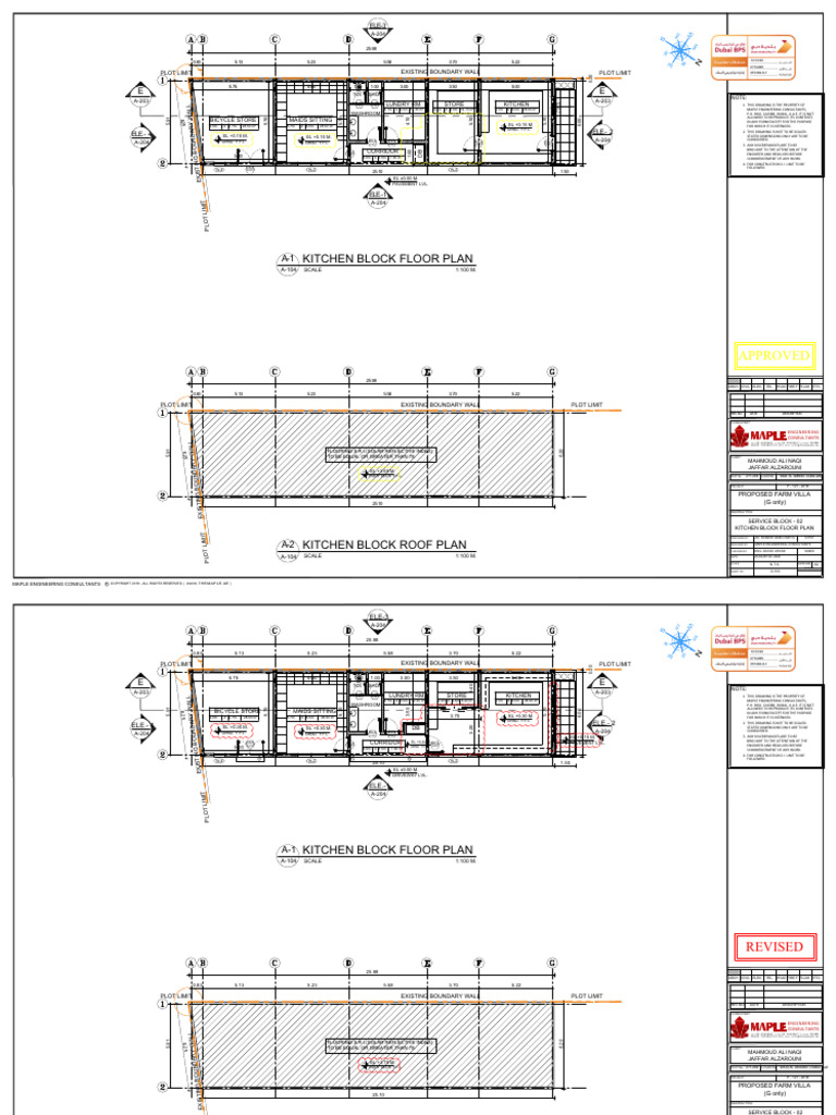 A 104 Service Block 02 Kitchen Block Approved and Revised1606036841611 ...