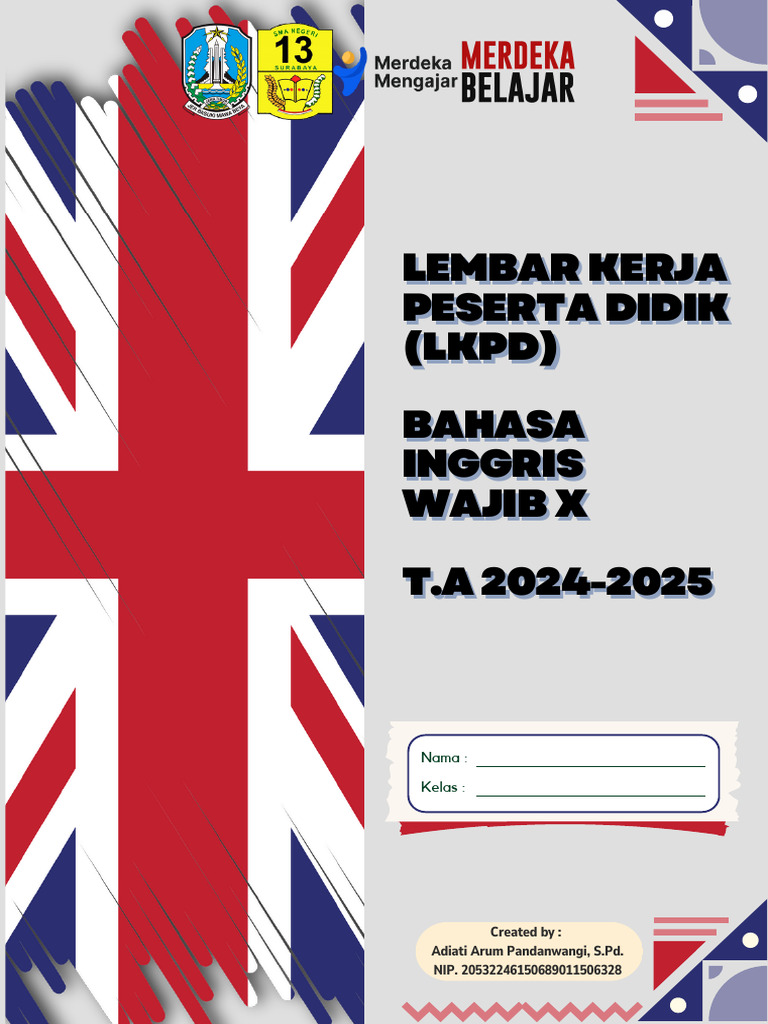 LKPD Bahasa Inggris Simple Present Tense | PDF | Verb | Noun