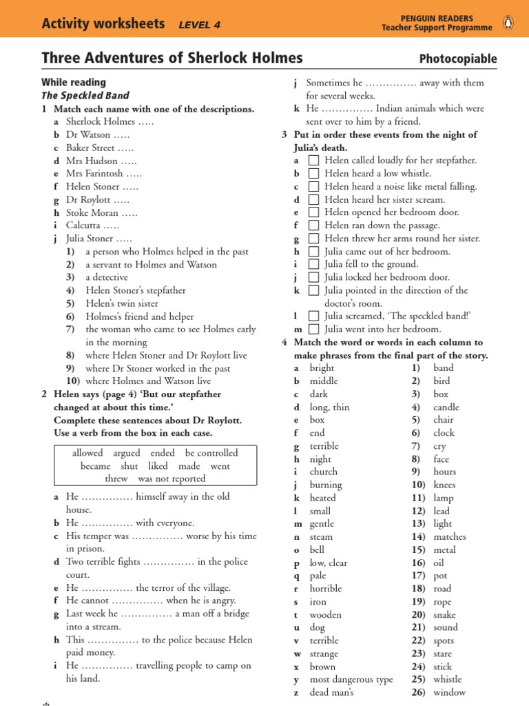 AW-Three Adventures of Sherlock Holmes | PDF | Sherlock Holmes | Dr. Watson