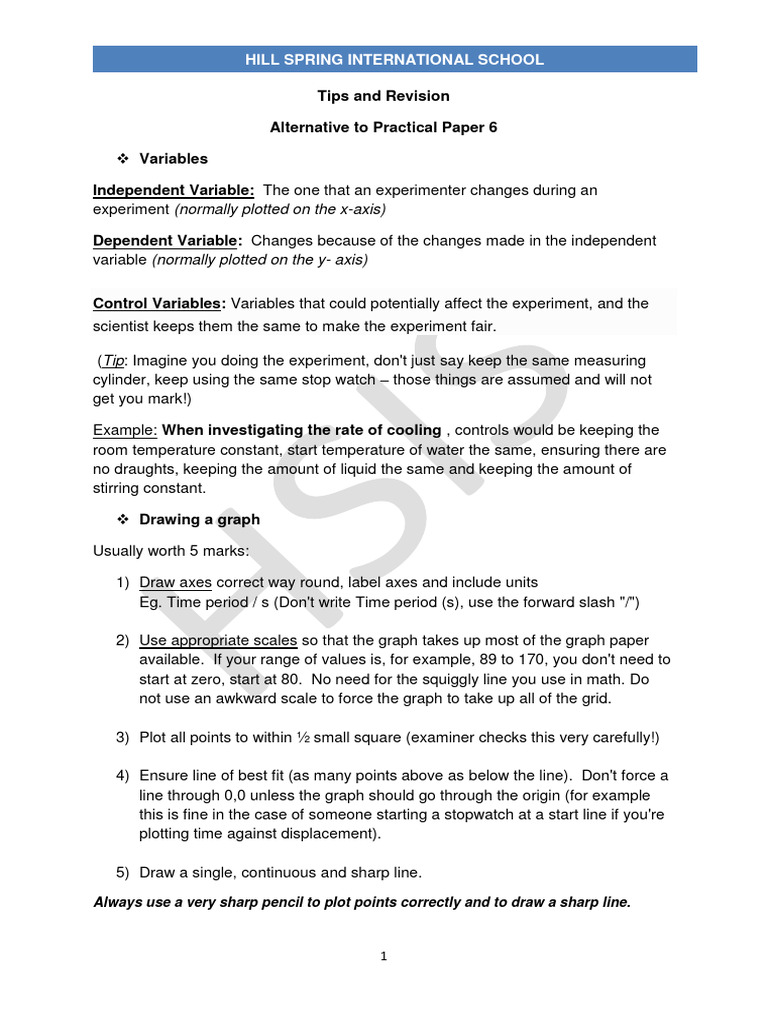 Tips For Gr. 9 ATP - Paper P-6 | PDF | Accuracy And Precision | Experiment