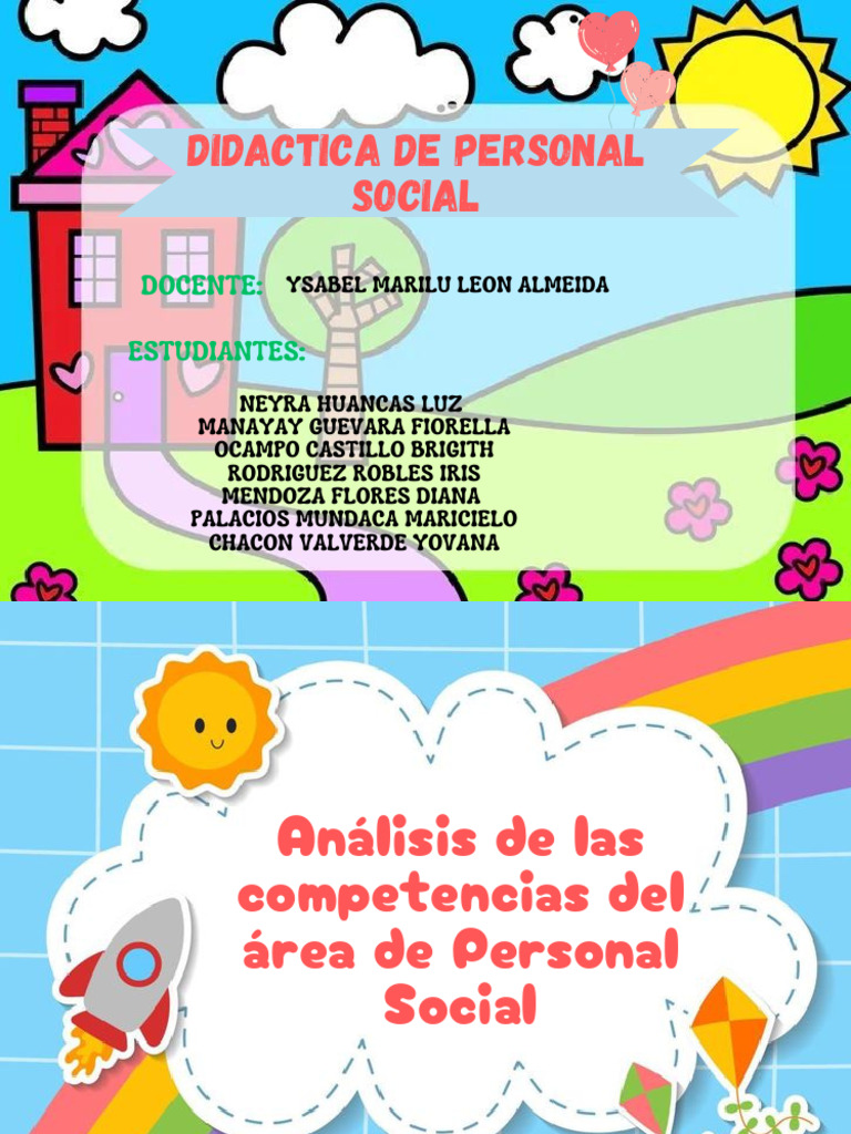 TAREA 7 - Análisis de las competencias del área de Personal Social (1) | PDF | Democracia ...
