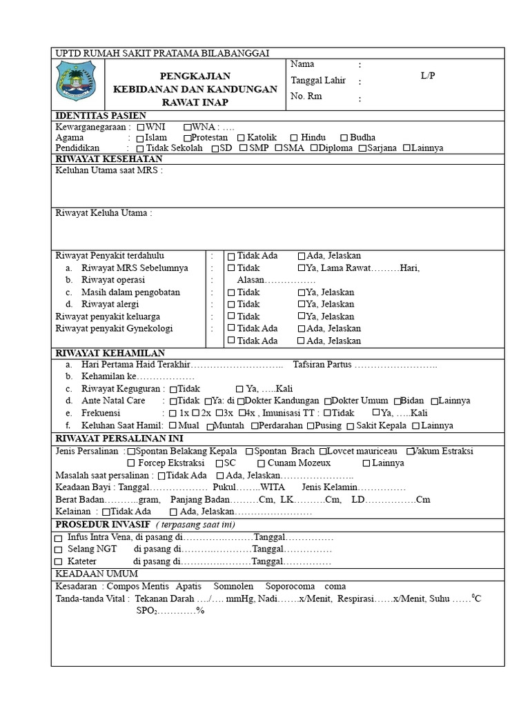 Ranap Kebidanan | PDF