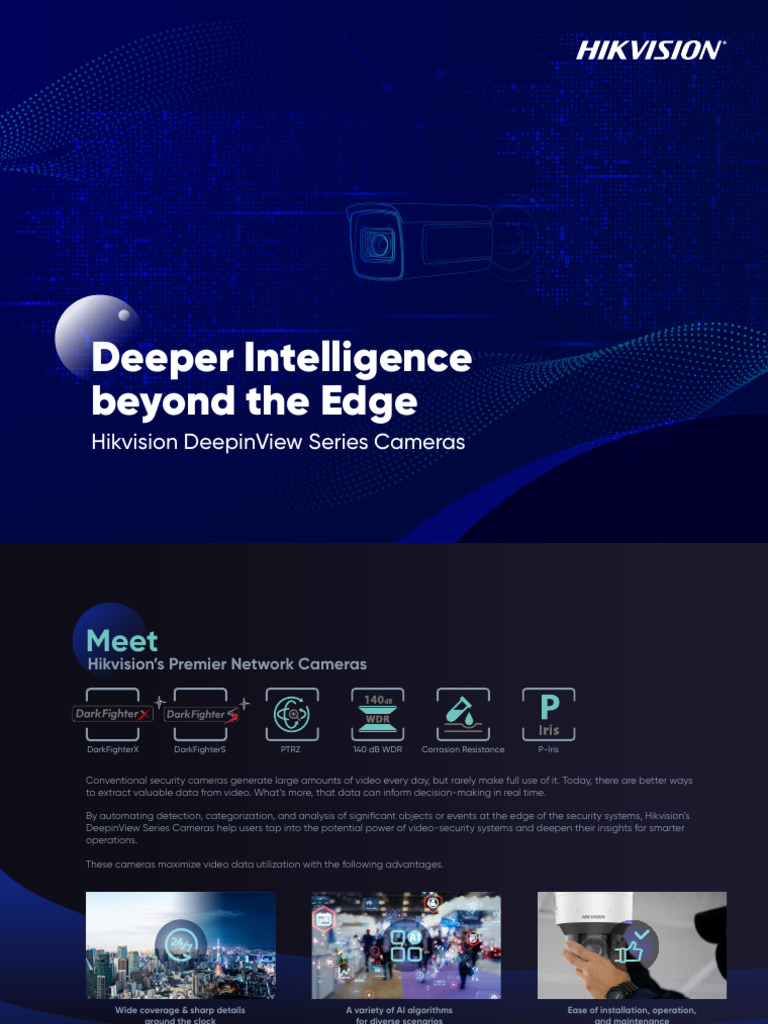 DeepinView Series Brochure EU A4 Jun. 2023 | PDF | Camera | Computer Security