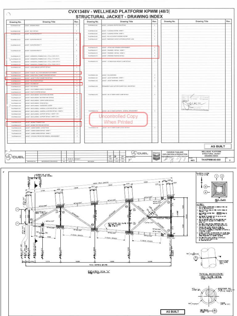 Offshore Jacket Structure Details | PDF