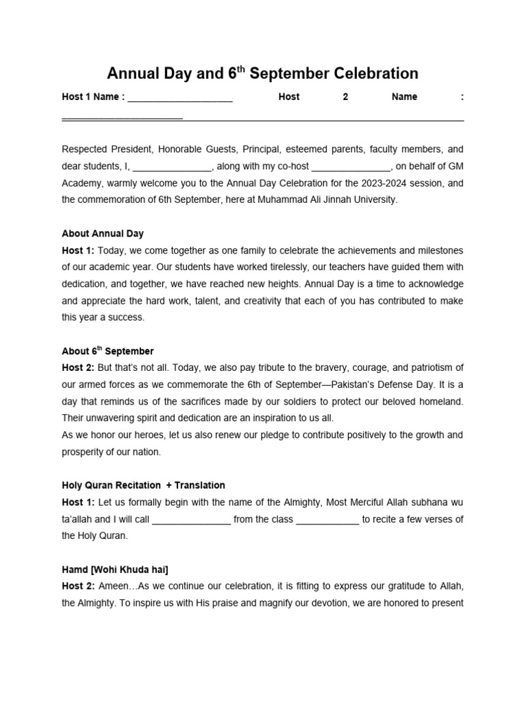 Script for Orientation | PDF