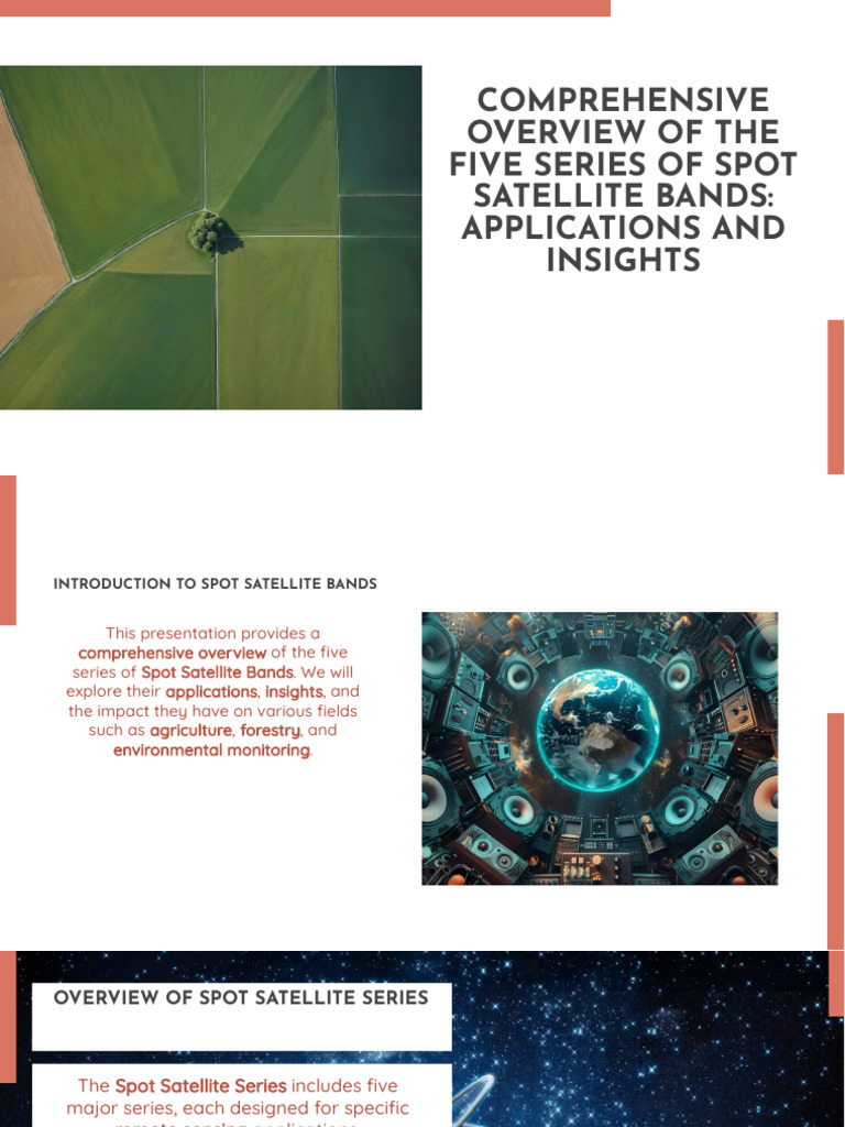 Spot Satellites: Applications & Insights | PDF | Environmental ...