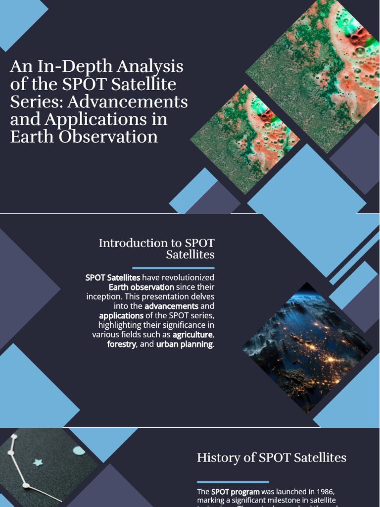Slidesgo An in Depth Analysis of The Spot Satellite Series Advancements ... Slidesgo An in Depth Analysis of The Spot Satellite Series Advancements ...