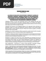 Executive Order No. 2024-005 - Reorganization BCPC | PDF | Government ...