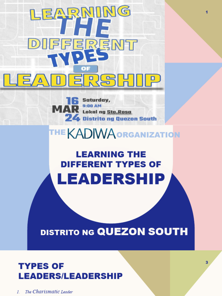 Learning The Different Types of Leaders | PDF