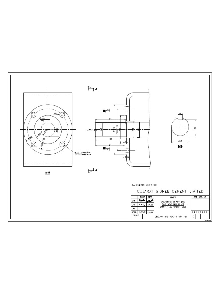 AQC Mid Tap Damper Actuator Mounting | PDF
