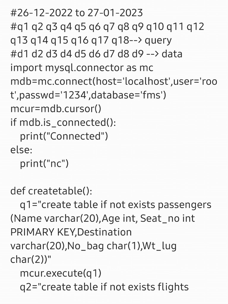 Source Code of Flight Management System | PDF