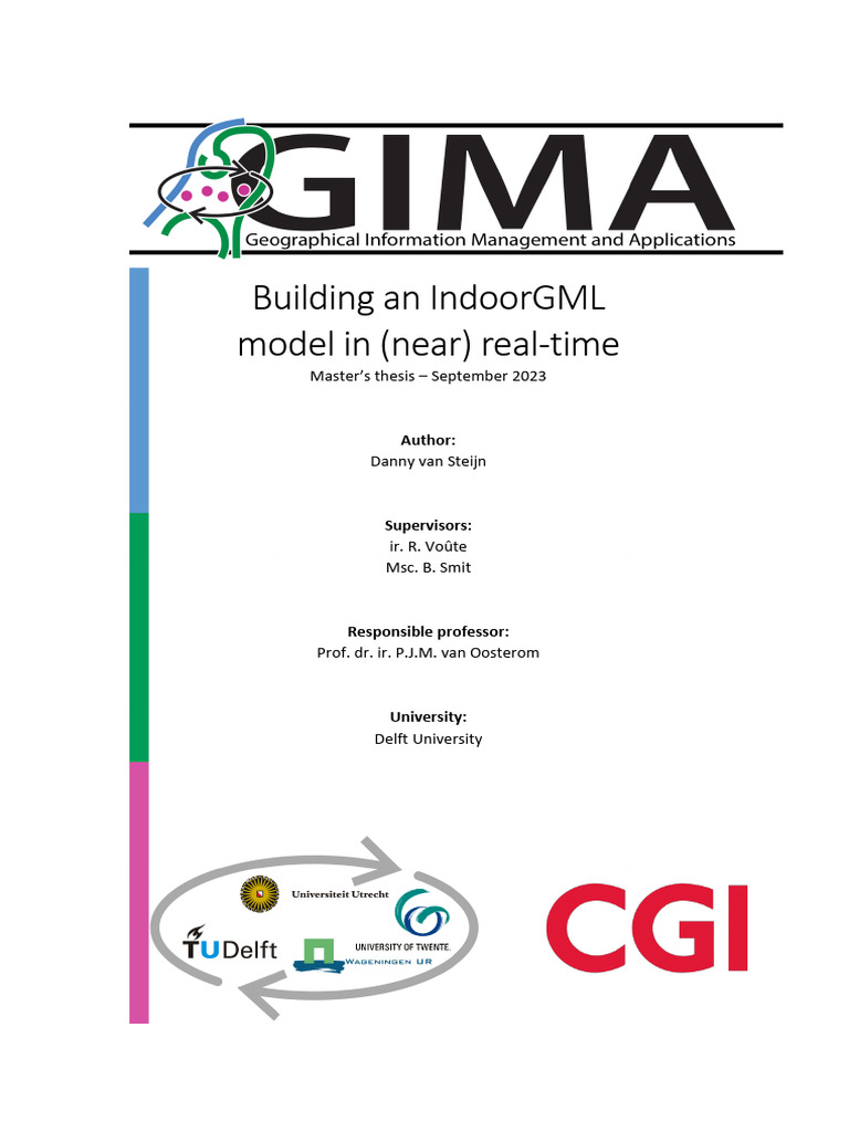 Steijn, Danny Van - Master's Thesis GIMA, Building An IndoorGML Model in (Near) Real-Time | PDF ...