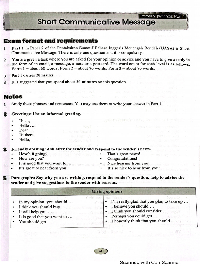Paper 2 Part 1 Email | PDF