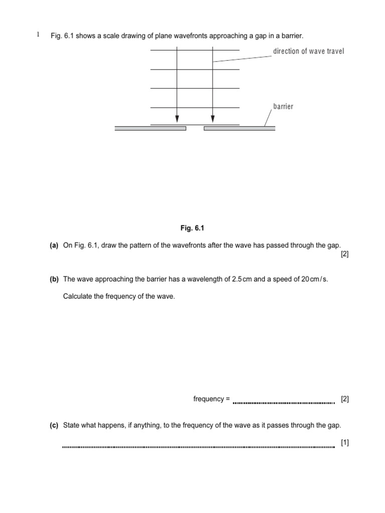 IGCSE Physics Wave Properties | PDF | Waves | Wavelength