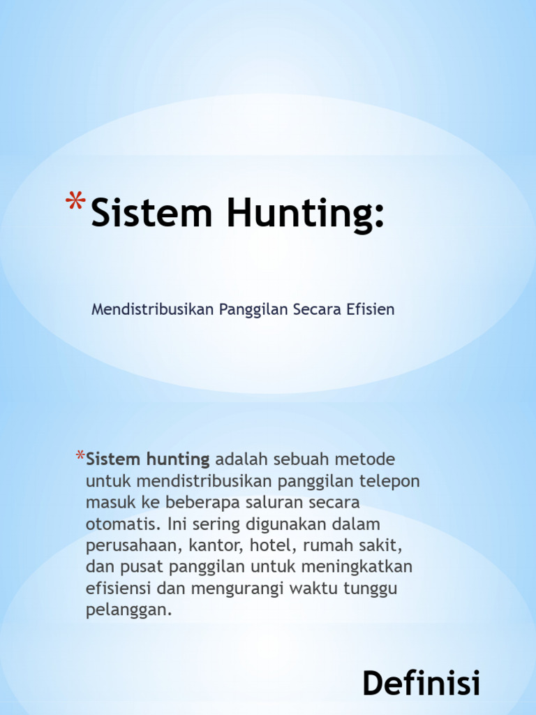 Sistem Hunting | PDF