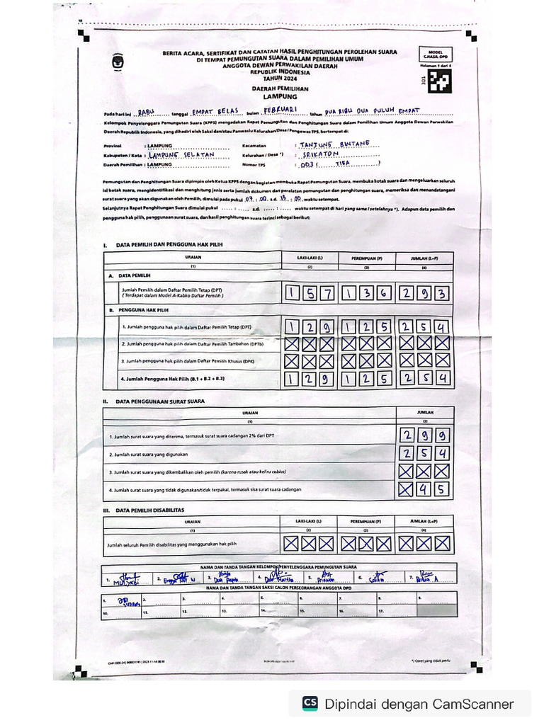 C Hasil DPD - Srikaton - TPS 003 | PDF
