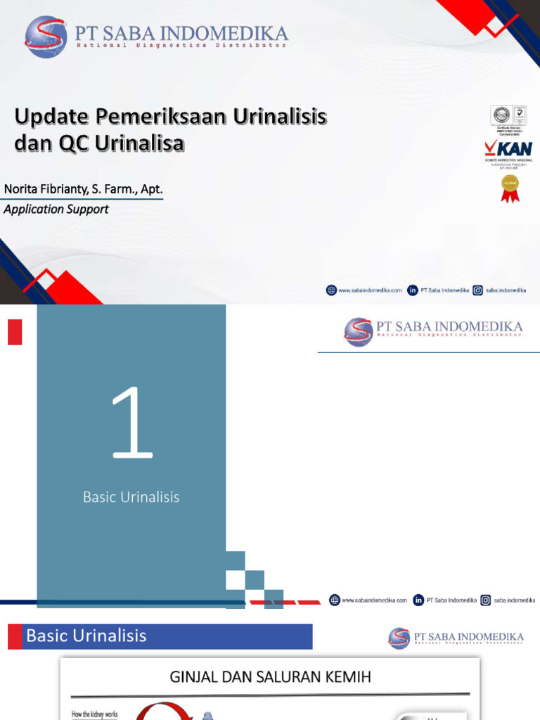 Panduan Lengkap Urinalisis dan QC | PDF