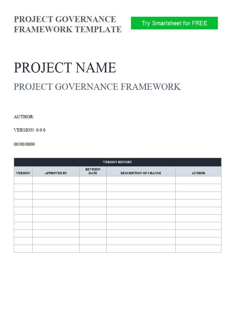IC Project Governance Framework 11426 - WORD | PDF | Governance | Computing