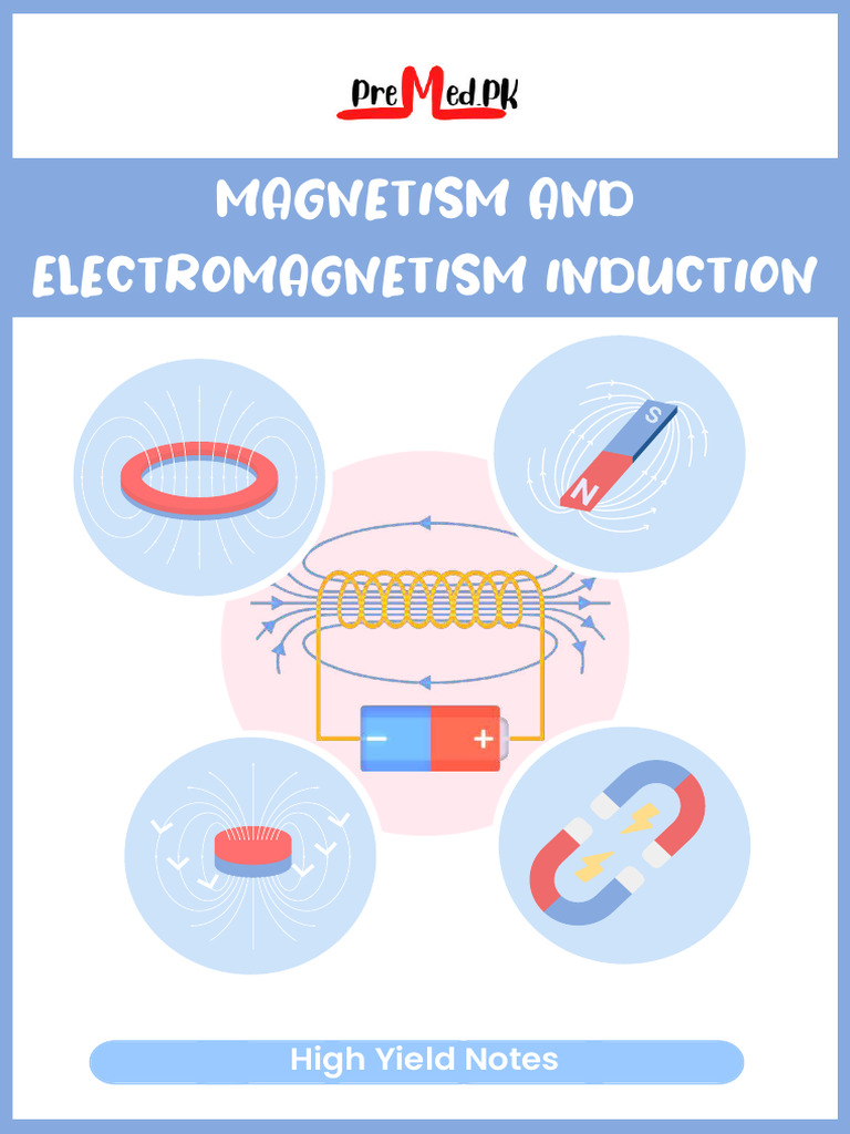 Magnetism and Electromagnetic Induction | PDF | Electromagnetic ...