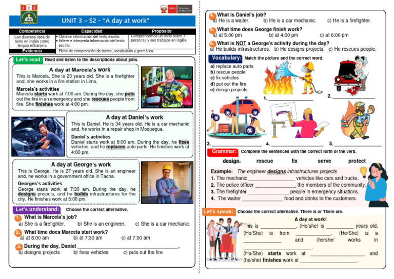 Unit 3 - Reading 2 - Ciclo Vii - 2023 | PDF | Public Safety | Vehicles