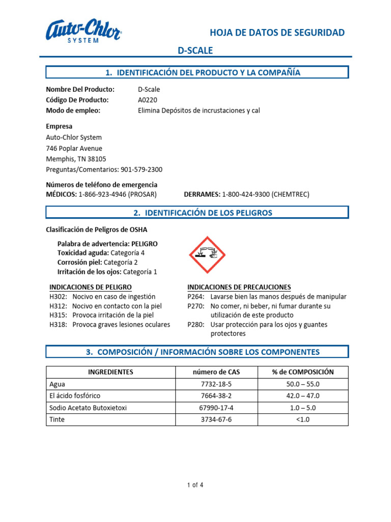 D Scale | PDF | Química
