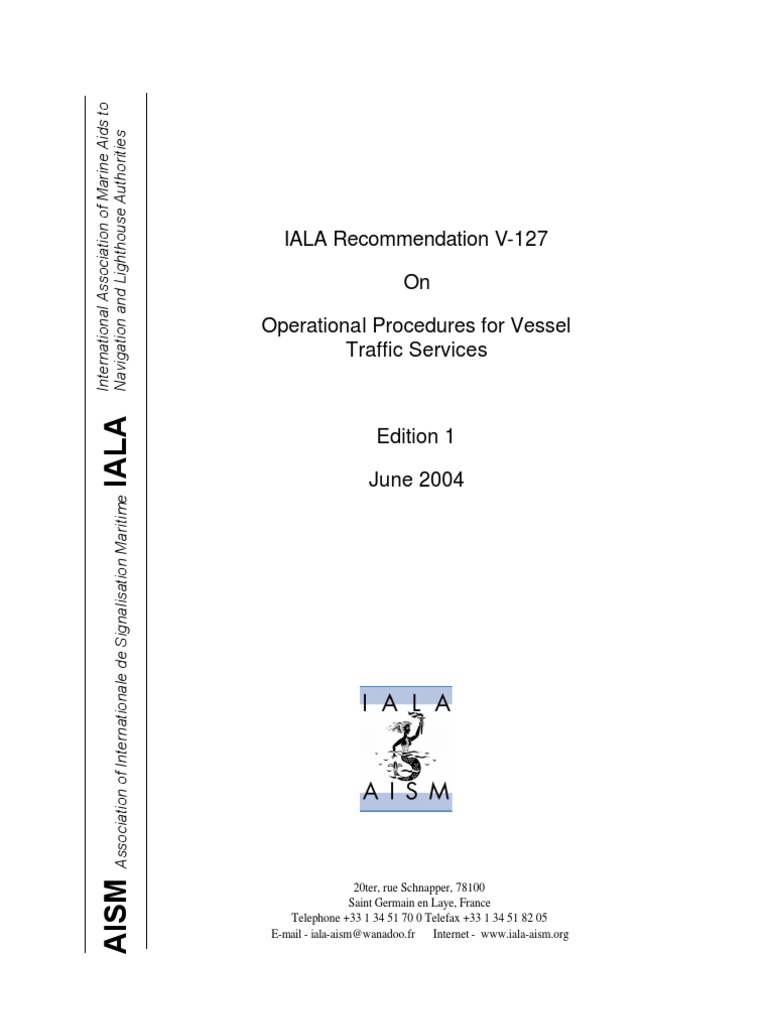 V-127 Operational Procedures For VTS | PDF | Water Transport | Transport