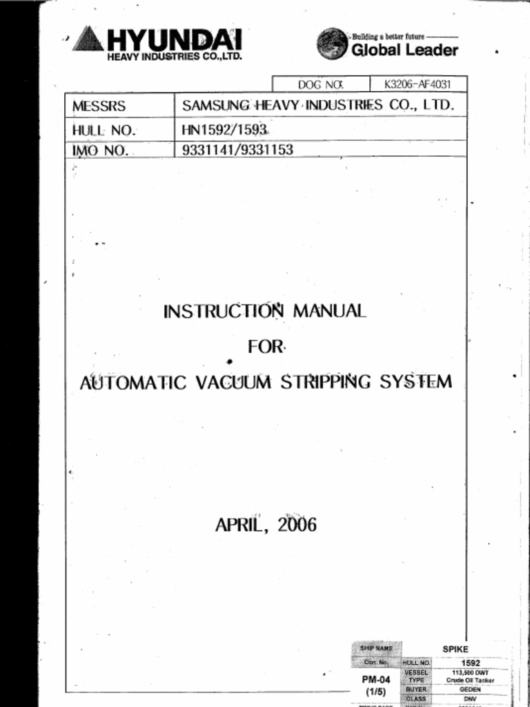 PM - 04 (1 - 5) LNSTR Manual Cargo Pumping System | PDF