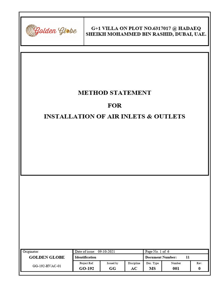 HVAC AIR INLETS & OUTLETS | PDF | Duct (Flow)
