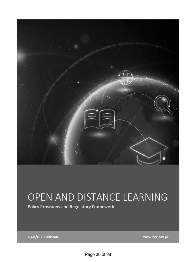 ODL Policy | PDF | Educational Technology | Instructional Design