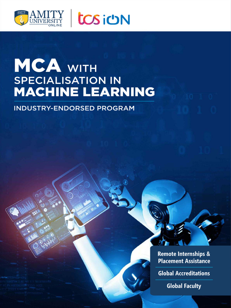 Brochure MCA Machine Learning 2022 1 cdcfdb465b | PDF | Learning | Machine Learning