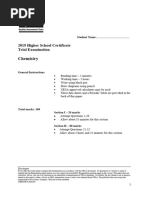 QCAA 2019 Chemistry IA1 Data Test | PDF | Electrode | Physical Sciences