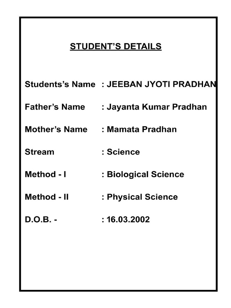Jeeban Jyoti Pradhan | PDF