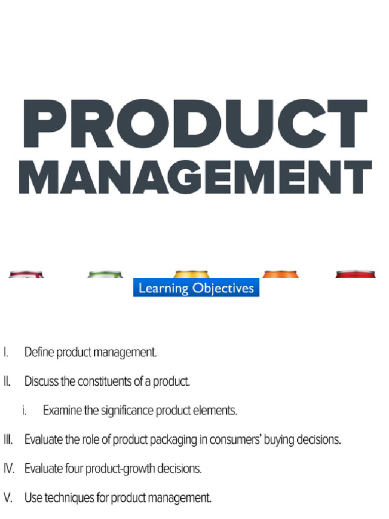 Product Management Guide | PDF