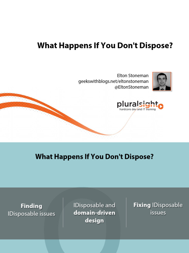 3 Idisposable BP Csharp Developers Slides | PDF | Information ...