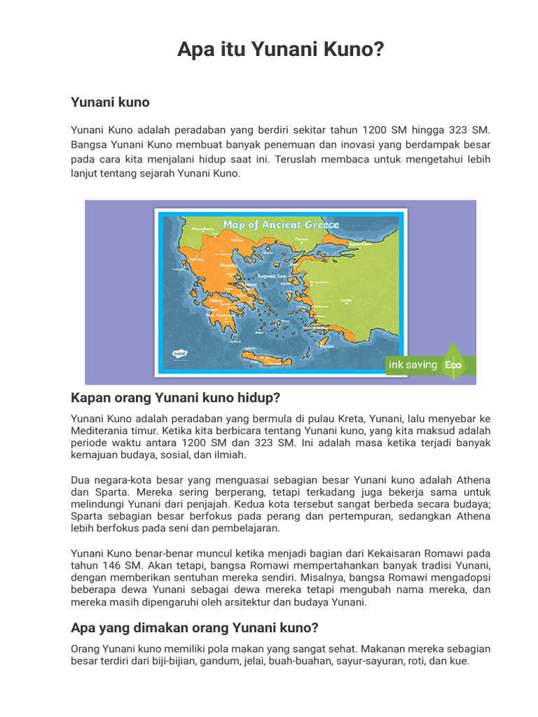 Yunani Kuno | PDF | Ancient Greece | Twelve Olympians
