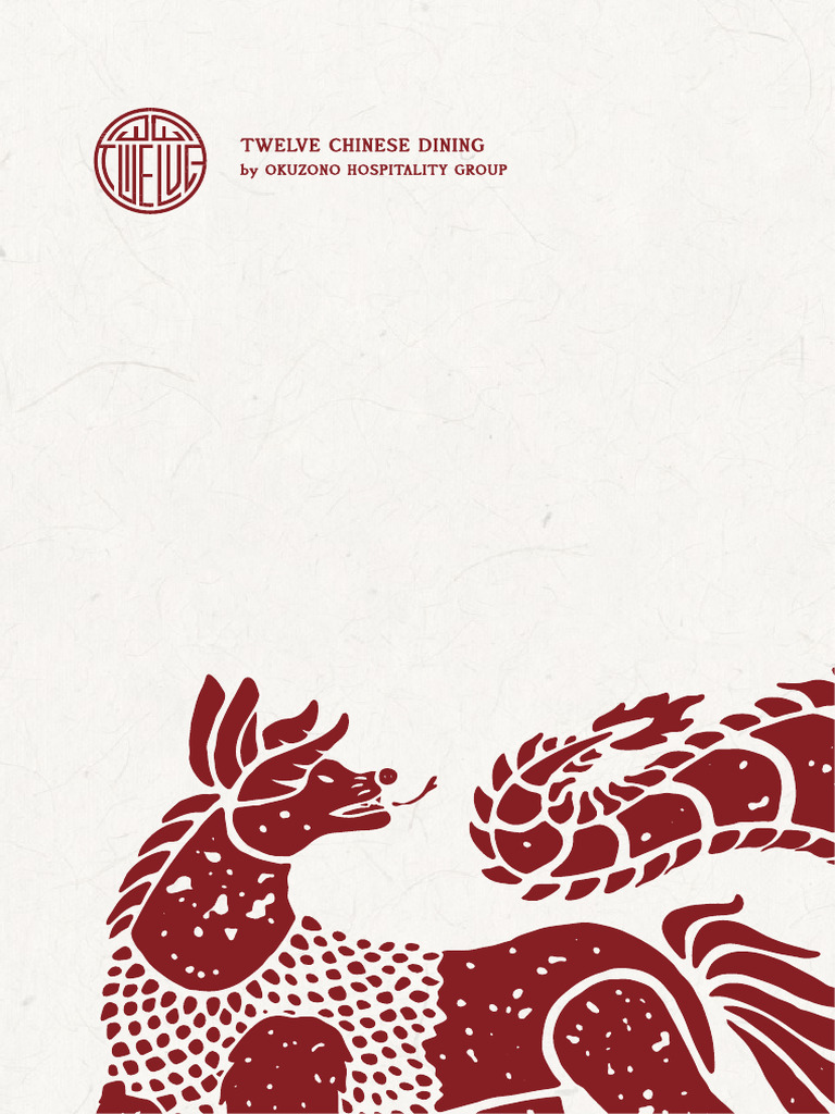 Twelve Chinese Dining - Menu | PDF | Dumpling | Chinese Cuisine