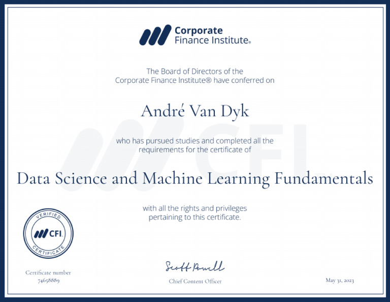 Data Science & ML Fundamentals Guide | PDF