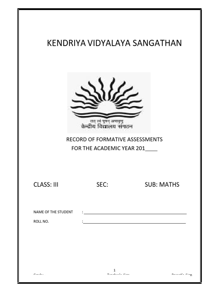 Grade 3 Maths Assessment Record | PDF | Shape | Litre