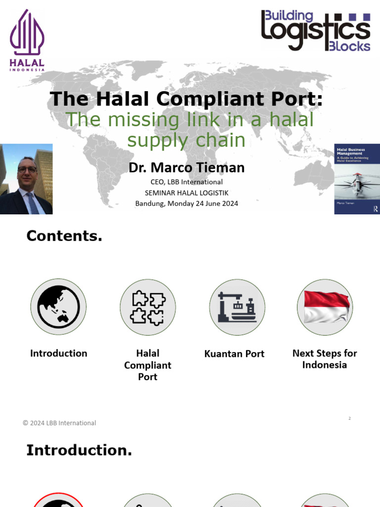 Halal Compliant Port: Key to Supply Chain | PDF | Supply Chain ...