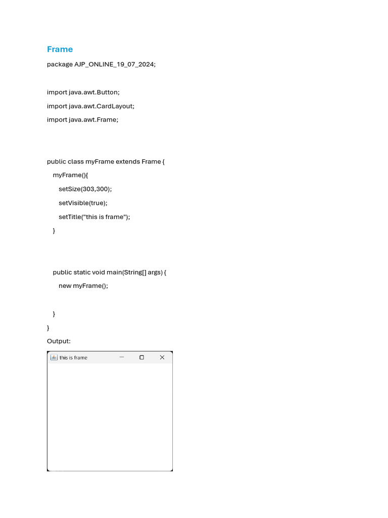 AJP Frame 19 07 2024 | PDF | Computer Science | System Software
