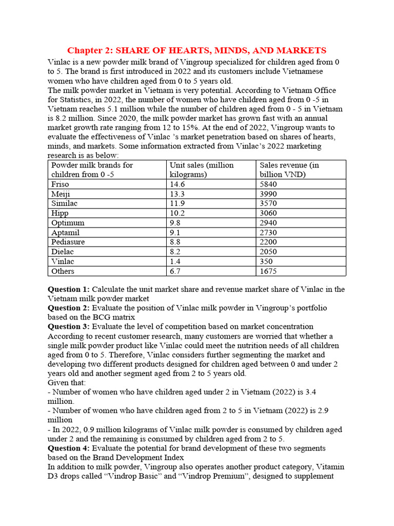 Marketing Metrics - Exercises (Full Answers) | PDF | Market Share ...