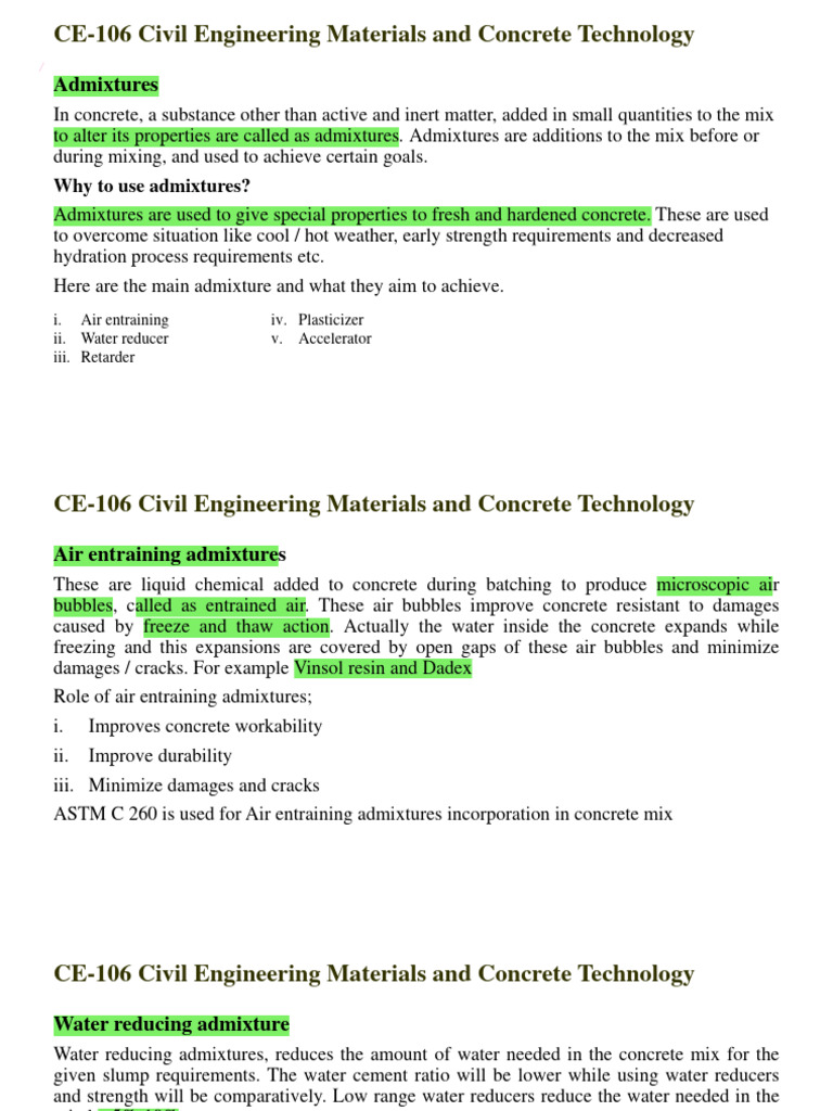 Week 1-Module 2 | PDF | Concrete | Cement