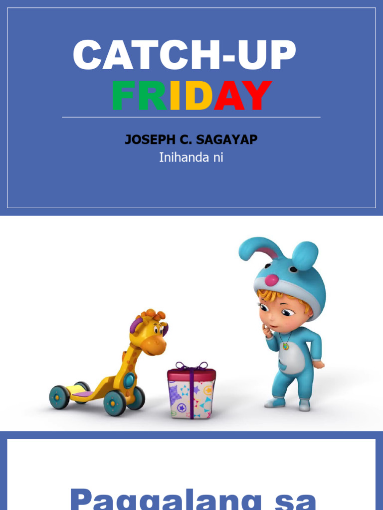 Catch-Up Friday Respect Elders | PDF