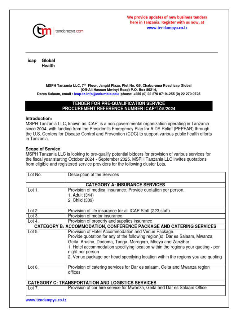 12.07.24.icap-2 | PDF | Tanzania | President's Emergency Plan For Aids ...