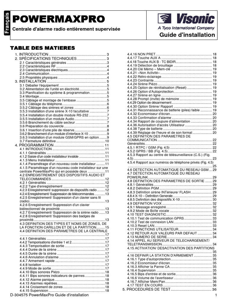 Guide Installation Powermax Pro | PDF | Informatique | Technologies de ...