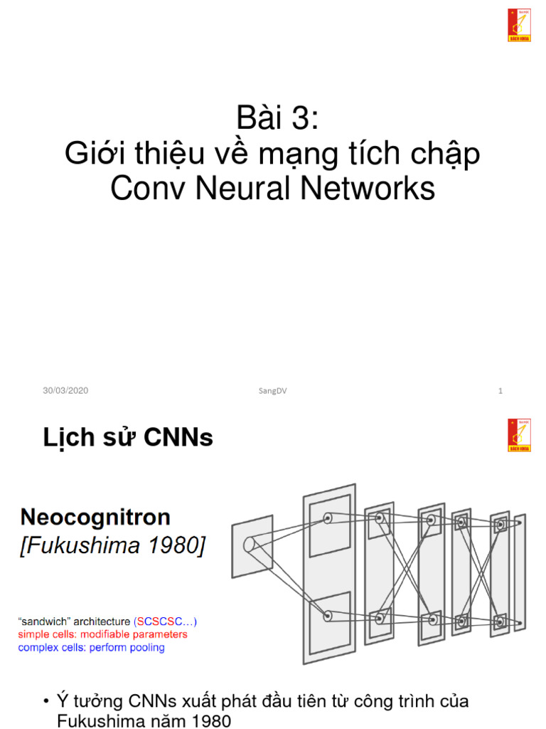 Lec3. Intro To CNNs | PDF