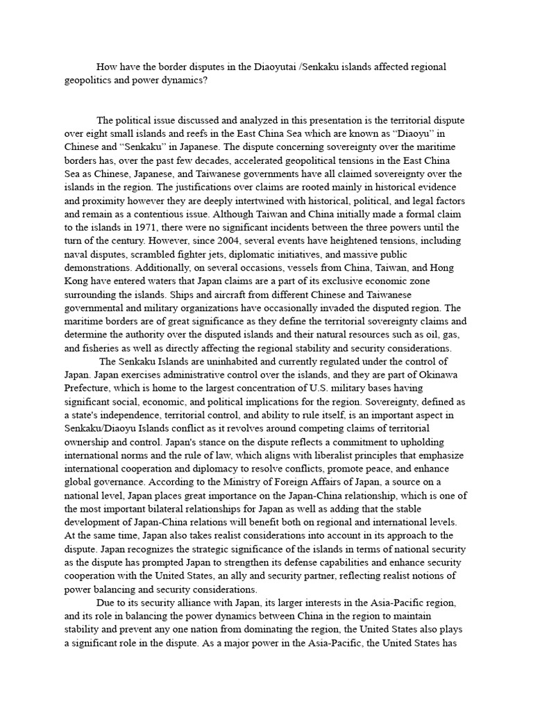 Global Politics HL Extension Script | PDF | China | World Politics