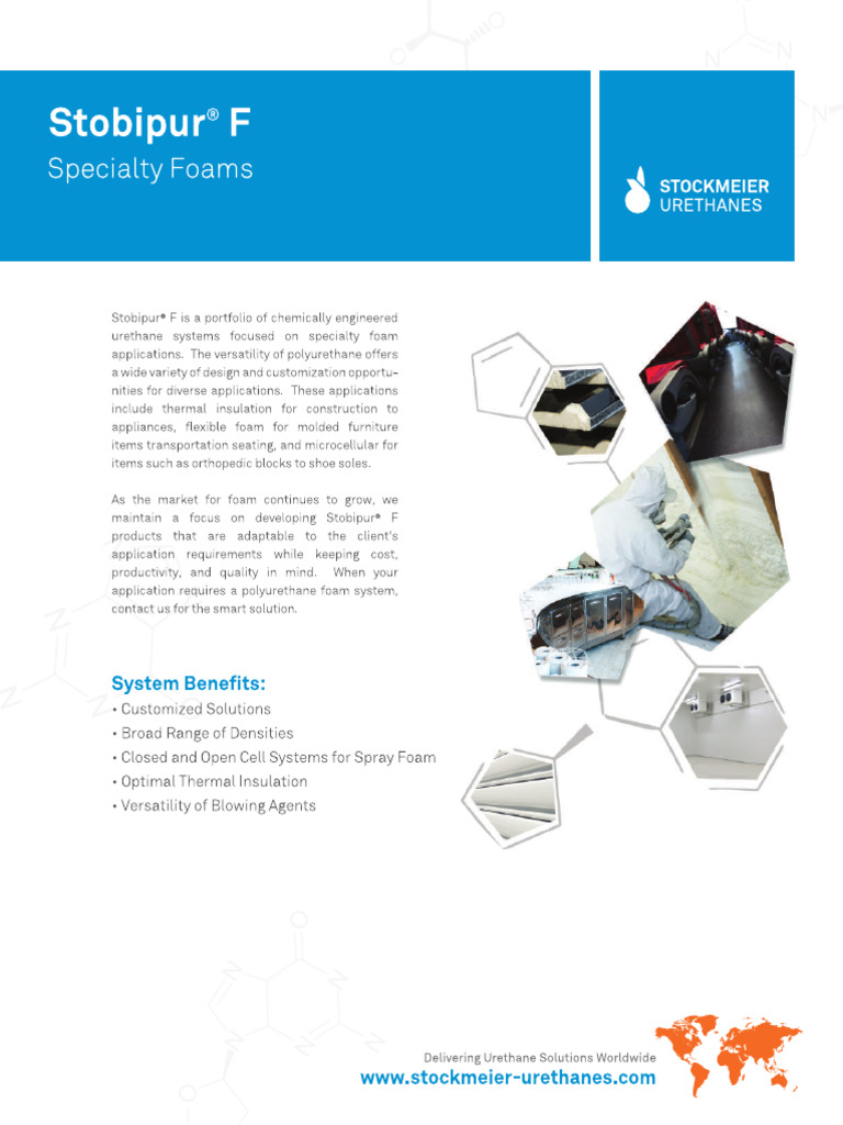 Stobipur F Polyurethane Foam Sheet - English | PDF